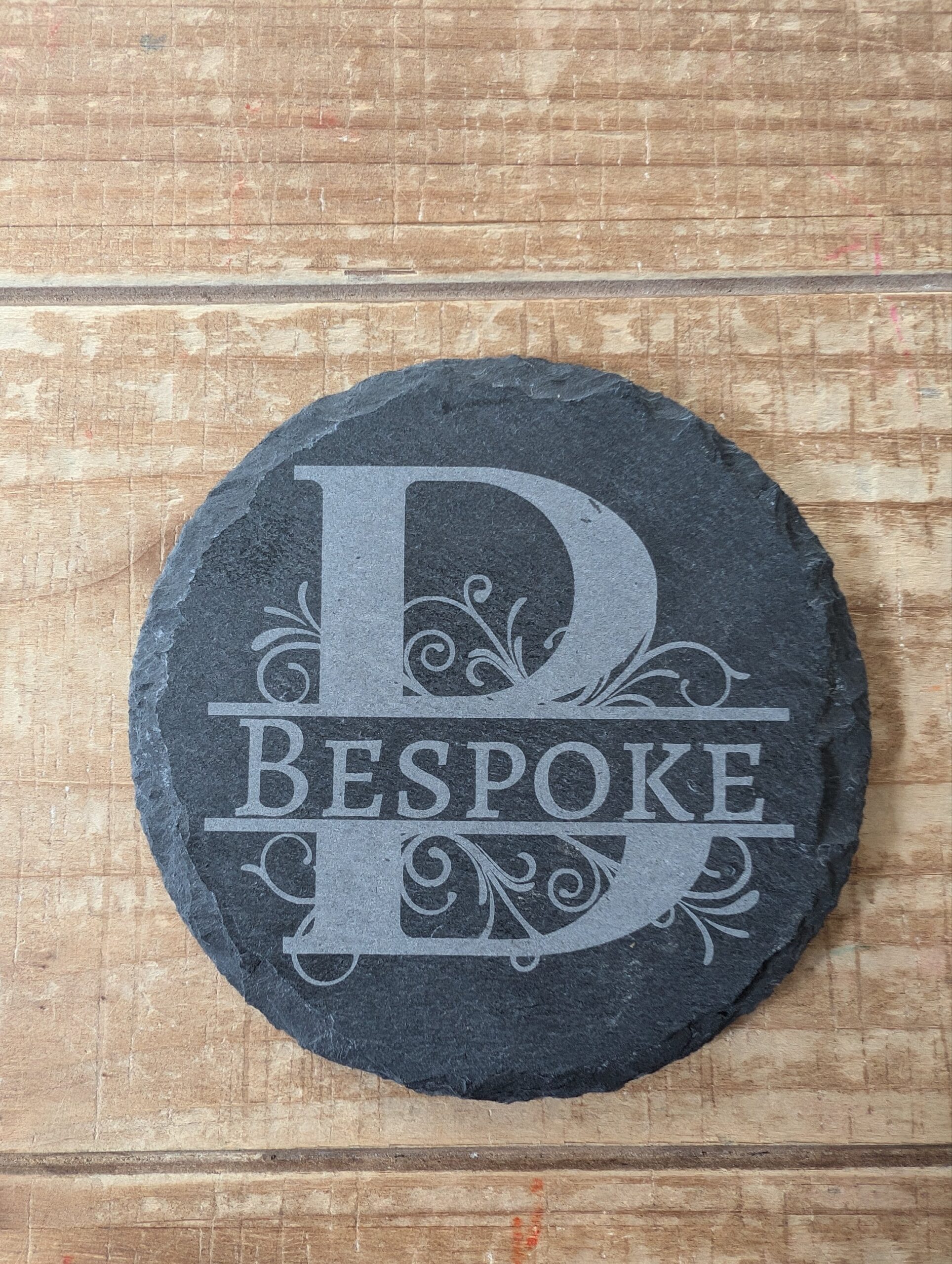 Monogram Slate Coasters (set of 2)