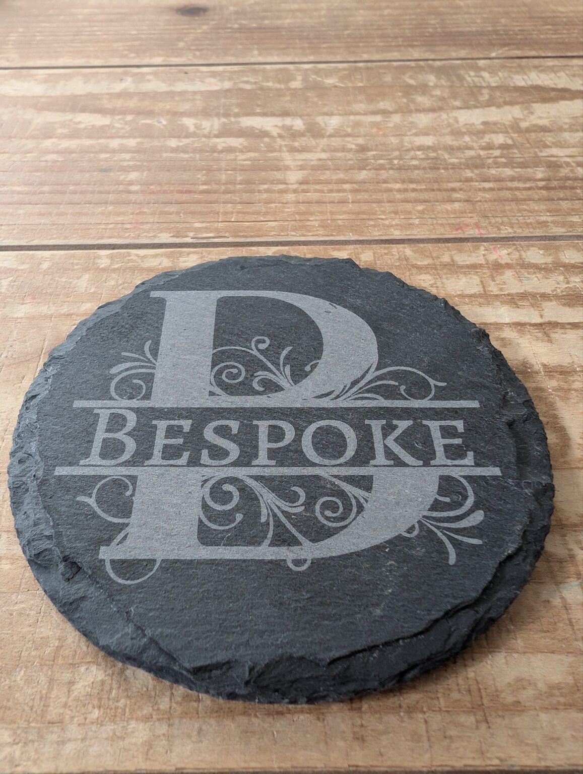 Monogram Slate Coasters (set of 2)